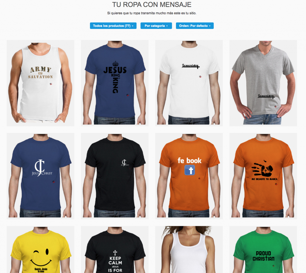 Diseños para "Tu ropa con mensaje" - JCA Comunicación