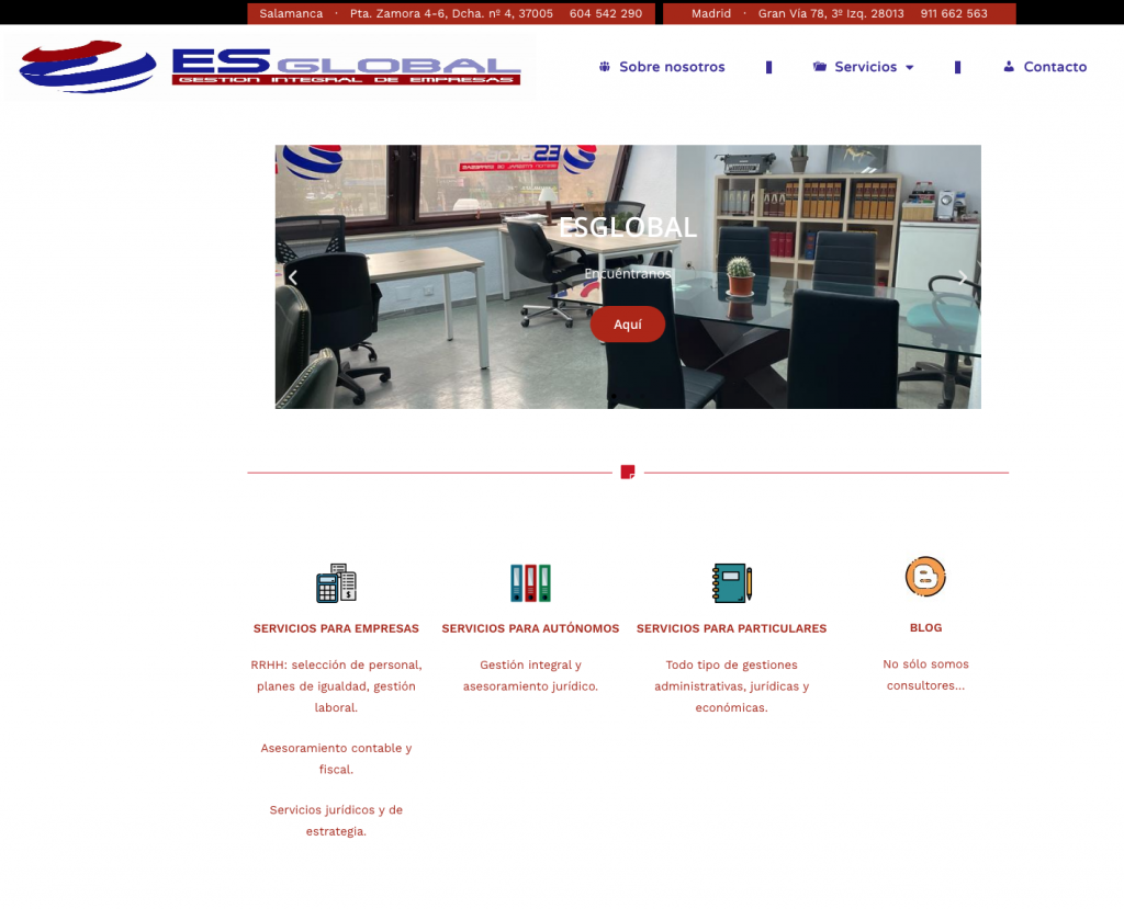 Comunicación de Esglobal Consulting - JCA Comunicación